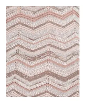 D.exterior Lurex Chevron Knitted Trousers