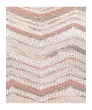 D.exterior Zigzag Knit Sleeveless Dress