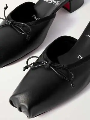 CHRISTIAN LOUBOUTIN Bow Muller Shoes
