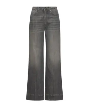 Marella Pleated-detail Denim Trousers