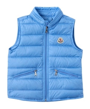 Moncler Gui Nylon Packable Down Vest - Blue
