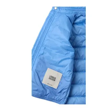 Moncler Gui Nylon Packable Down Vest - Blue