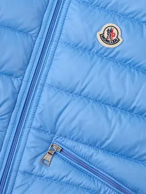 Moncler Gui Nylon Packable Down Vest - Blue