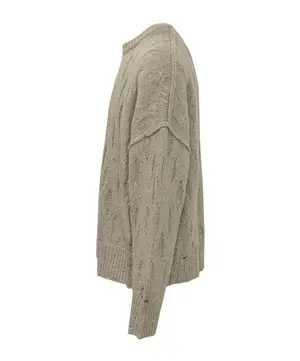 REPRESENT Distressed Cable Knitted Sweater