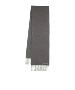 Acne Studios Scarf With Fringes - Black
