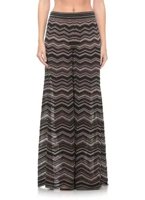 D.exterior Lurex Chevron Wide-leg Pants
