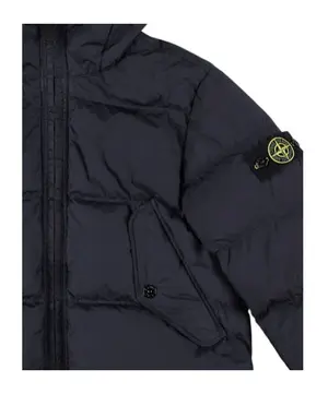 Stone Island Hooded Nylon Down Jacket