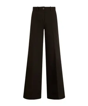 NINE:INTHE:MORNING High-waist Wide-leg Pants