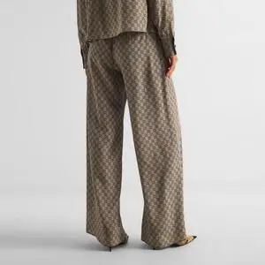 Gucci Monogram Print Trousers - No