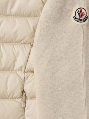 Moncler Padded Wool Zip-up Cardigan
