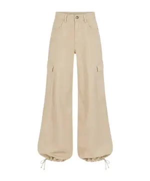 ICON DENIM LOS ANGELES Drawstring-cuff Cargo-pockets Trousers