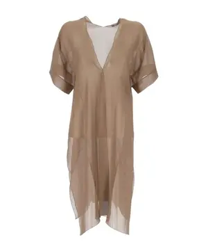 D.exterior Sheer Silk Cape