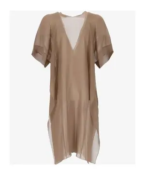 D.exterior Sheer Silk Cape