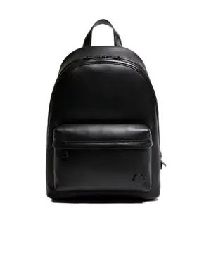 Moncler Carlo Logo Patch Backpack - Black
