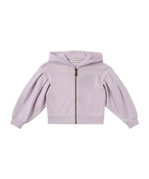 Moncler Embroidered Zip-up Cotton Hoodie
