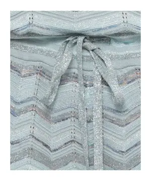 D.exterior Chevron Wide-leg Jumpsuit