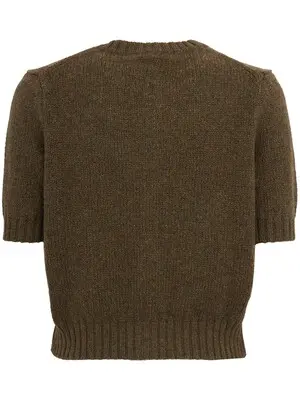 Khaite Short Sleeve Button Cardigan - No