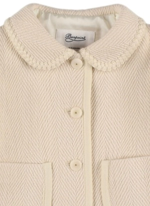 Bonpoint Wool Blend Knit Cardigan
