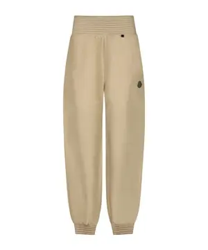 Moncler Elastic-waist Athletic Pants - Beige