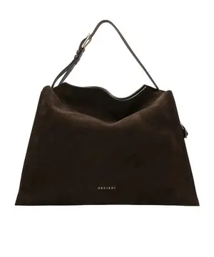 Orciani Top-handle Shoulder Bag - Moro