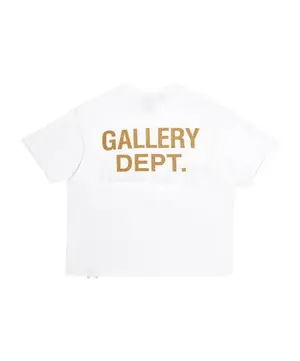 GALLERY DEPT. Cropped Flameandletter Print Tshirt