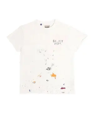 GALLERY DEPT. Splatterpaint Print Shortsleeve Tshirt - White