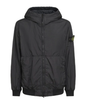 Stone Island Longsleeve Hooded Jacket - Black