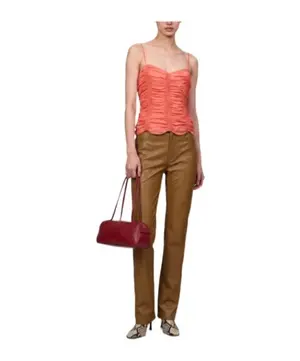 Khaite Vneck Thinstrap Camisole