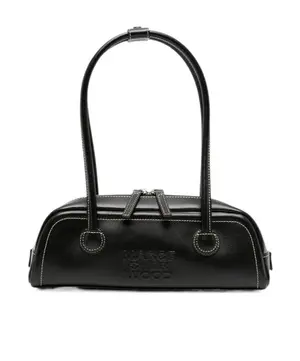 MARGESHERWOOD Mini Contrast-stitch Leather Shoulder Bag