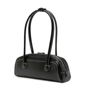 MARGESHERWOOD Mini Contrast-stitch Leather Shoulder Bag