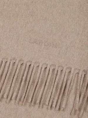 LARDINI Fringed Cashmere Scarf