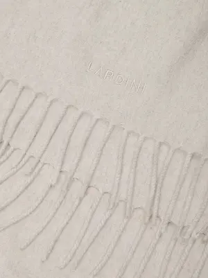 LARDINI Fringed Cashmere Scarf