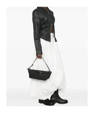 MARGESHERWOOD Lace-up Detail Shoulder Bag