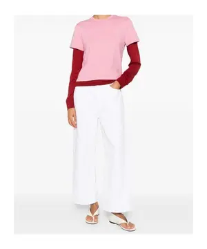 Guest In Residence Crew-neck Knit Top