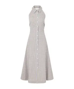 Veronica Beard Checked Midi Dress - No