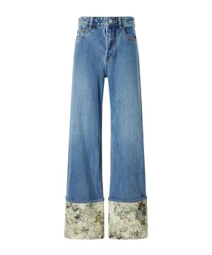 ALEMAIS Cotton Straightleg Pants - Blue