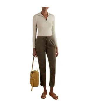JAMES PERSE Fitted Cropped Top