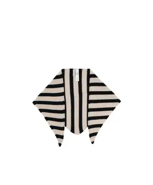 Paul Smith Striped Triangle Scarf - Nude