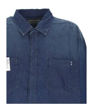 ICON DENIM LOS ANGELES Seth Patch-pocket Denim Shirt