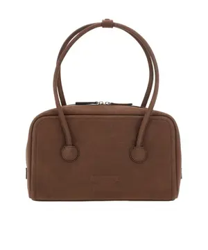 MARGESHERWOOD Structured Leather Shoulder Bag - Brown
