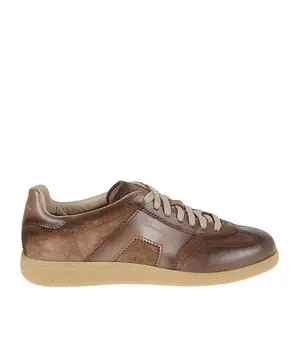 Santoni Dbs Oly Lace-up Sports Shoes - Brown