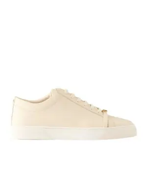 Jennifer Chamandi Leather Sneakers - Nude