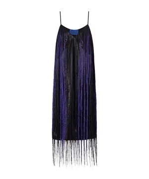 Sharon Wauchob Satin Tassel Slip Dress