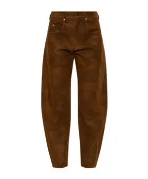 Isabel Marant Étoile Casual Trousers With Belt Loops - Brown