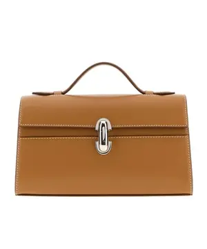 Savette Top Handle Clutch Bag - Camel