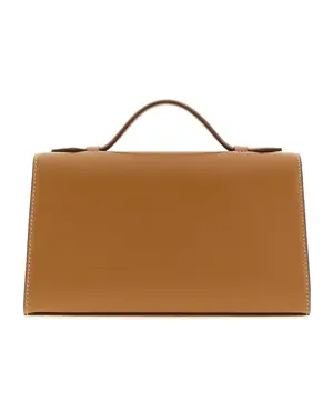 Savette Top Handle Clutch Bag - Camel
