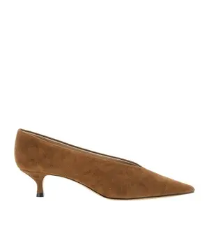 Le Monde Beryl Pointed-toe Kitten Heel Pumps