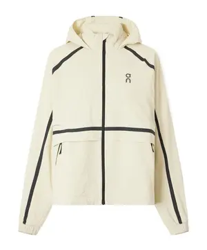 On Hooded Running Jacket - White