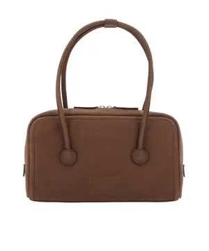 MARGESHERWOOD Zip-front Leather Shoulder Bag