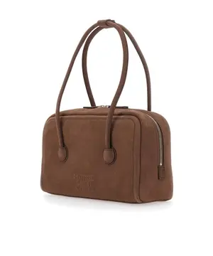 MARGESHERWOOD Zip-front Leather Shoulder Bag